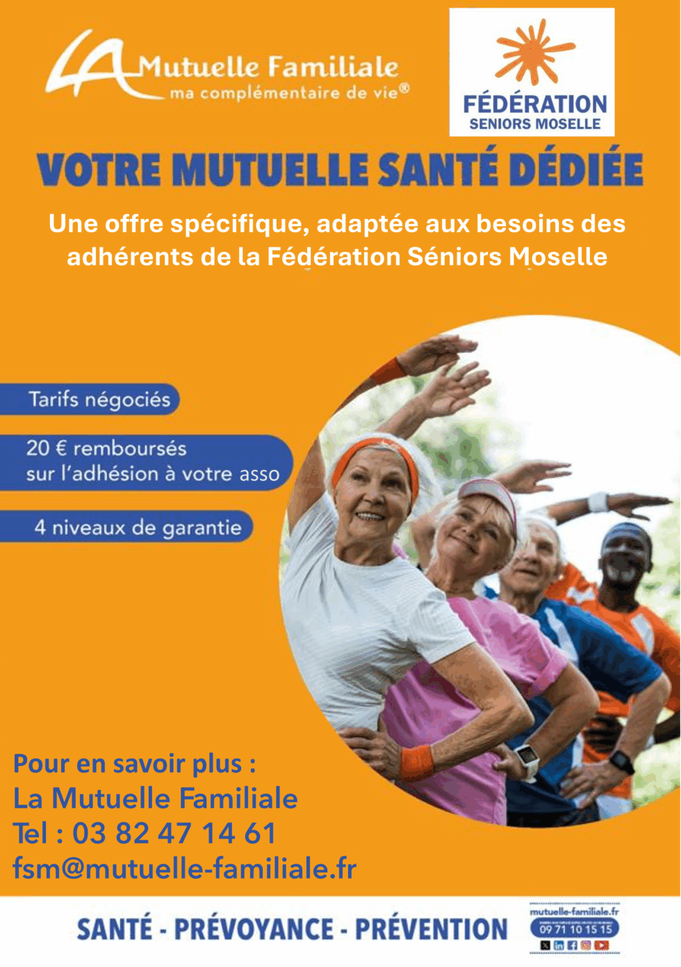 Mutuelle Familiale | Fédération Seniors Moselle